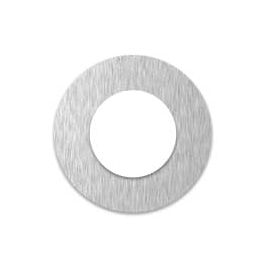 Aluminum Ring 1/16" Mill Finish, Outer Radius 8”, Inner Radius 2”